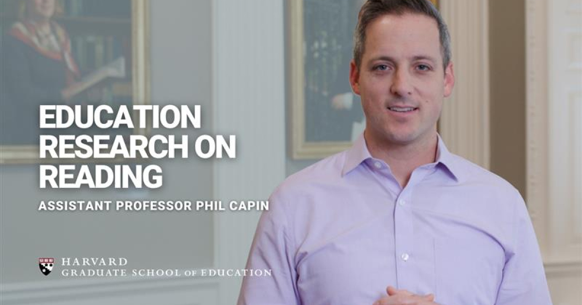 Why Education Research Matters: Reading | Harvard Graduate School of ...